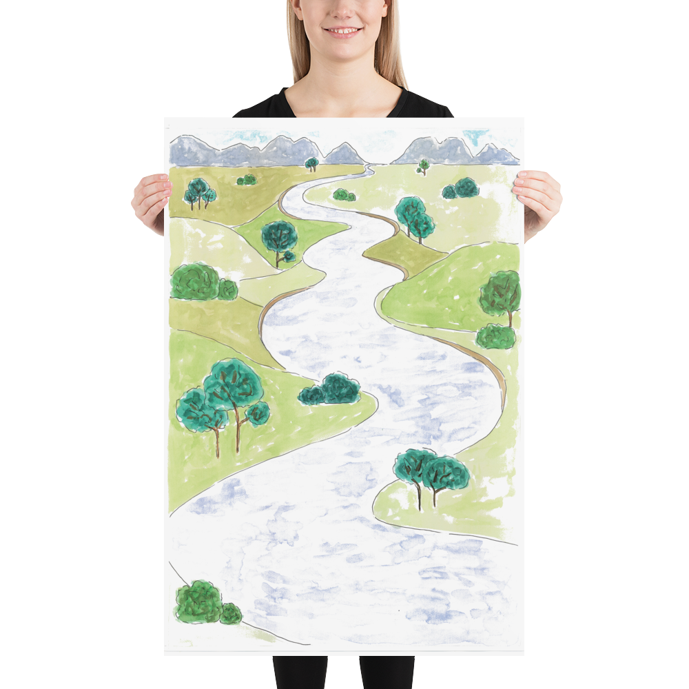 River of Life Poster – Lote Tree Learning Shop